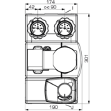 ESBE | GRA200, GRA300, Circulation unit, Mixing function